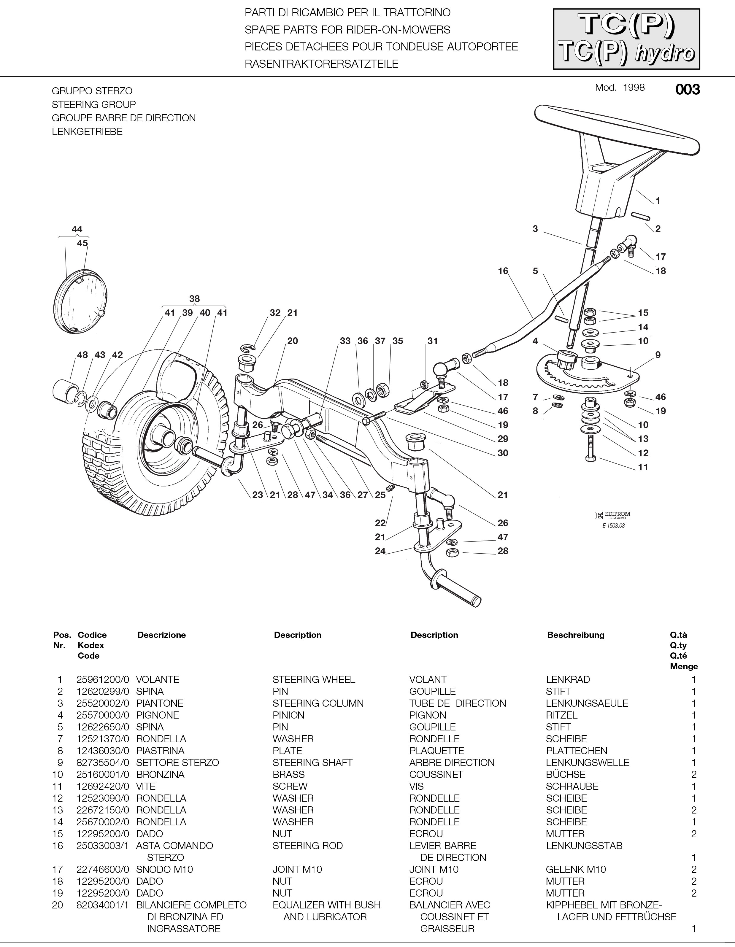 Vue Eclatee Tracteur Tondeuse Mtd Demaxde MTD Tracteurs De Pelouse MTD